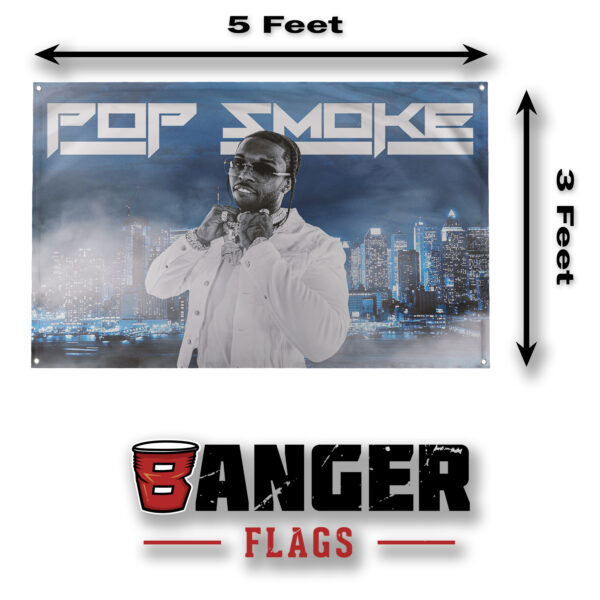 Pop Smoke Flag | Banger Flags