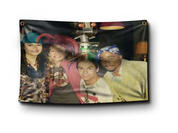 Tupac iCarly Photo Flag | Banger Flags