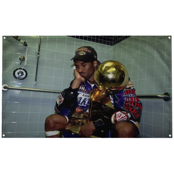 Kobe Championship Trophy Flag | Banger Flags